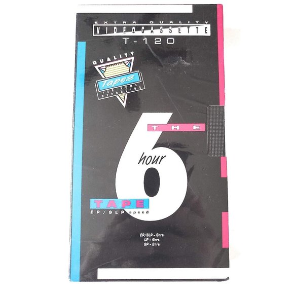 VHS | Media | Vhs T2 Video Cassette Tape Up To 6 Hours Recording ...